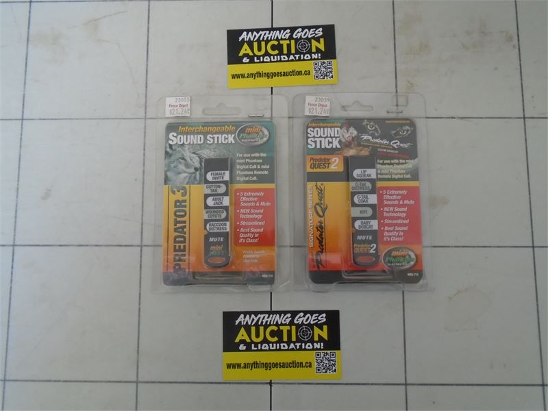 Anything Goes Auction - Mini Phantom Digital Call Predator Sound Sticks